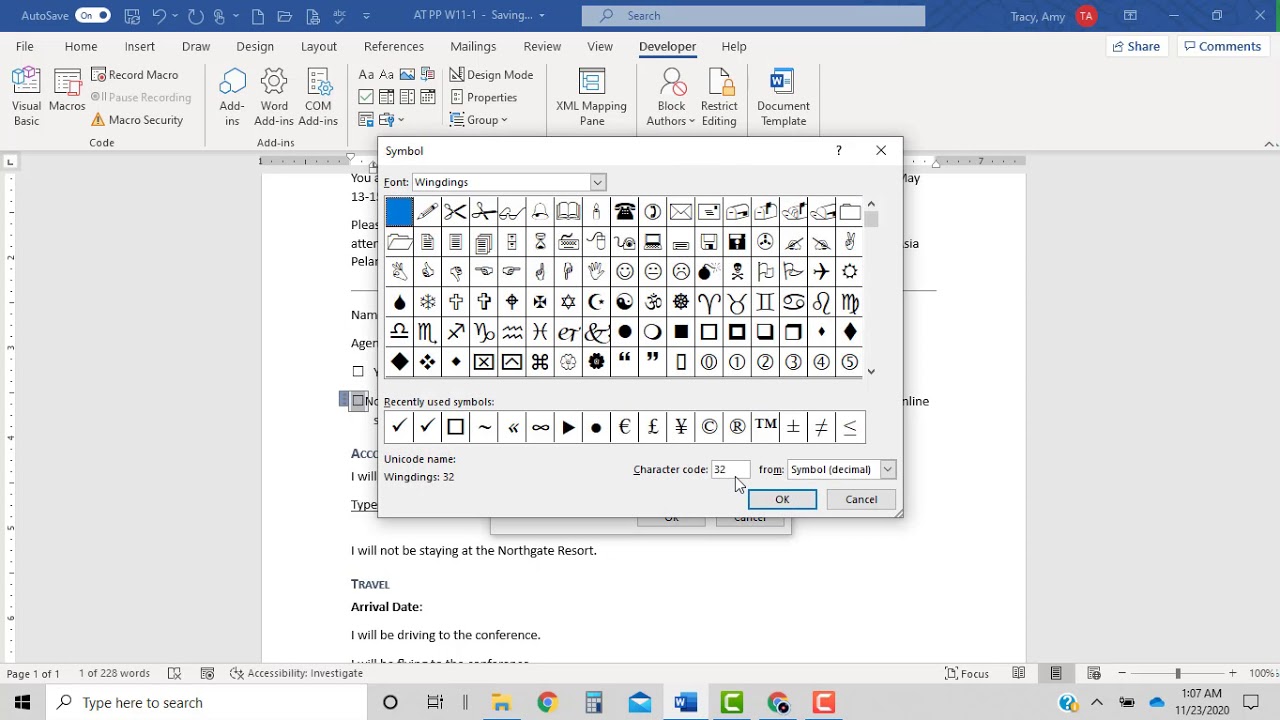 Word Chapter 11 Pause and Practice 11-1 - YouTube