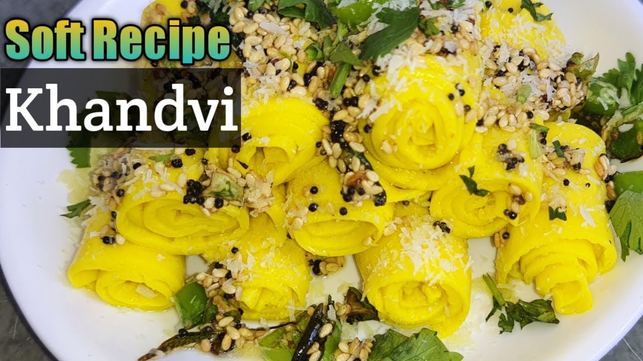 khandvi recipe | how to make khandvi gujarati style | khandvi recipe in ...