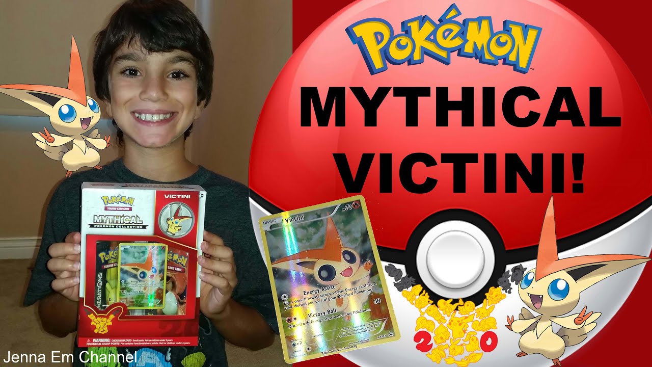 Pokemon Mythical Victini Box Opening & Giveaway! Jenna Em Channel # ...