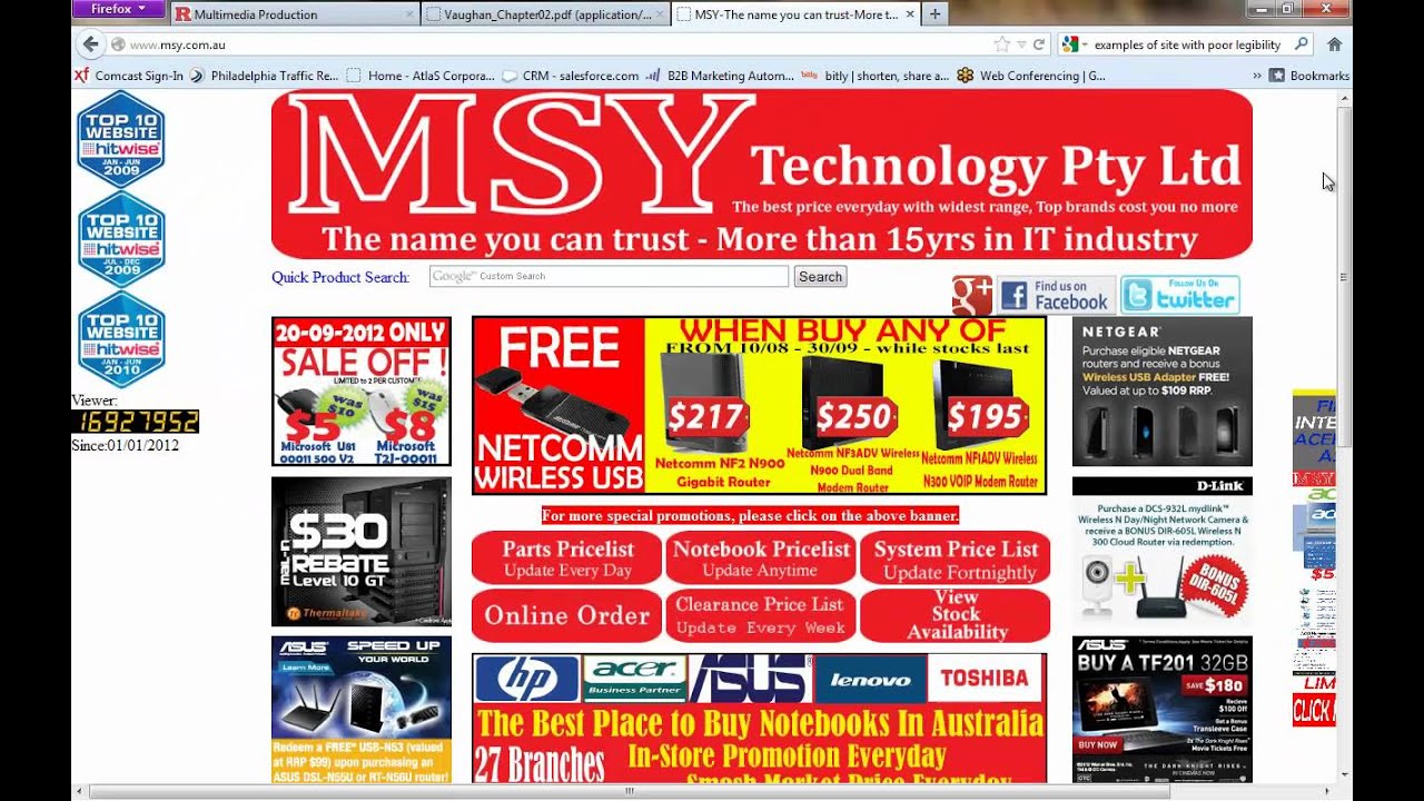 3 Examples of Poor Web Legibility - YouTube