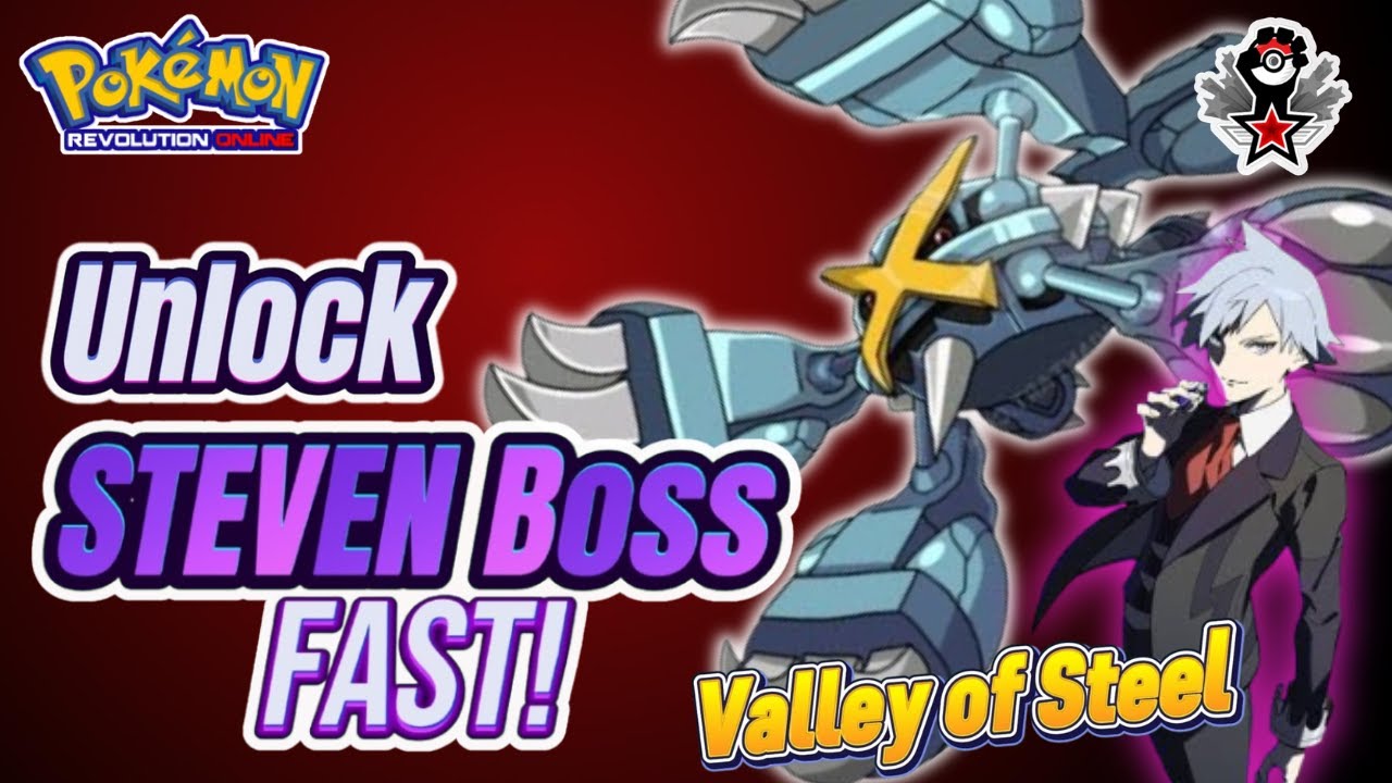 How to Unlock & Defeat Steven Boss in Pokemon Revolution Online! (Step ...