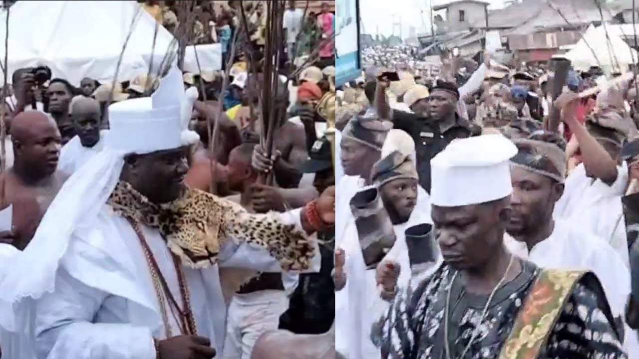 SEE WHAT YOU MISS AS OONI OF IFE DANCES TO AGIDIGBO DRUM TO CONCLUDE ...