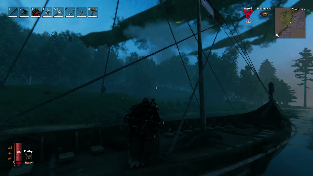 Valheim Odin Sighting Up Close - YouTube