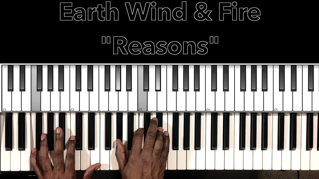 Earth Wind & Fire "Reasons" Piano Tutorial - YouTube