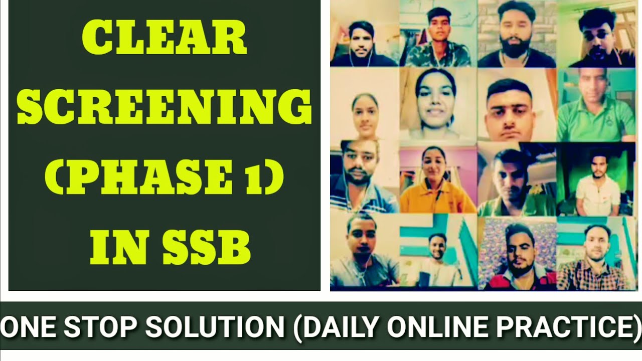 HOW TO CLEAR SCREENING | Whatsapp now for joining 8791148209 | SURE ...