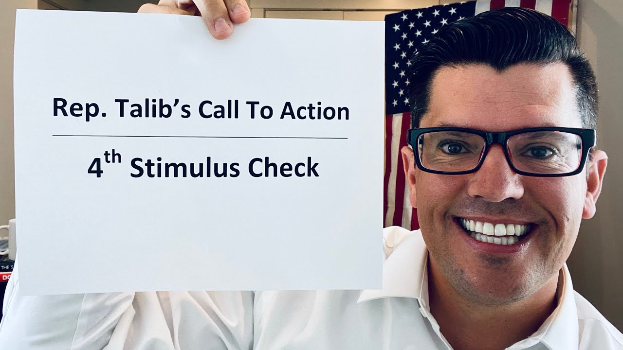 Rep Rashida Talib RENEWS Call For $2000 Check | Fourth Stimulus Check ...