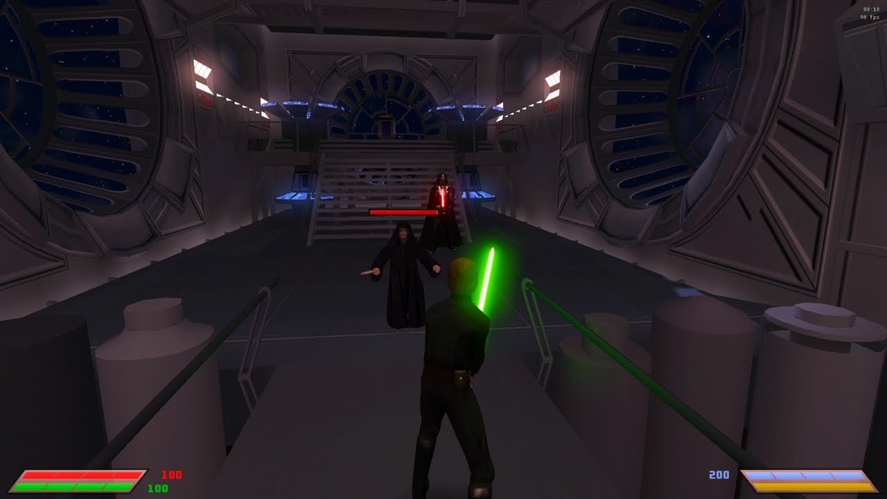 Movie Duels Luke Skywalker vs Darth Vader and Emperor Palpatine - YouTube