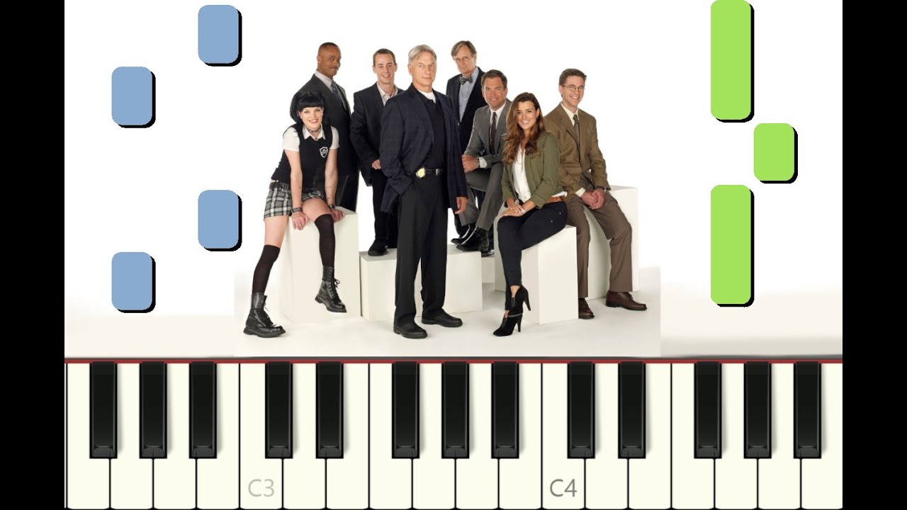 piano tutorial "NCIS" Series Main Theme, 2003, with free sheet music ...