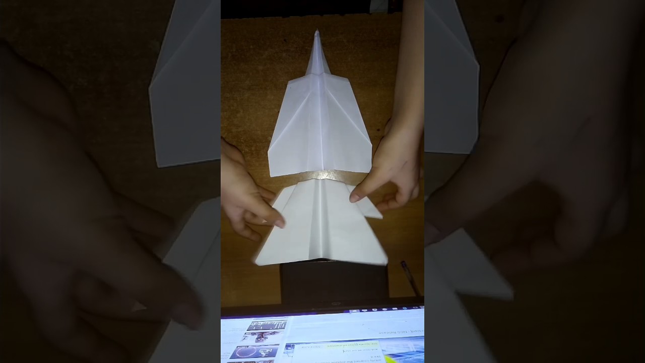 Butterfly paper airplane - YouTube