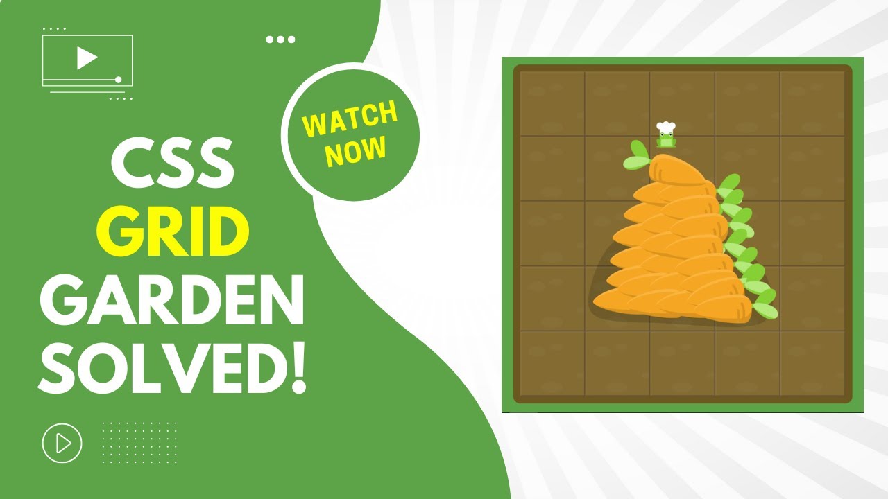 Css Grid Garden Part 1 Youtube