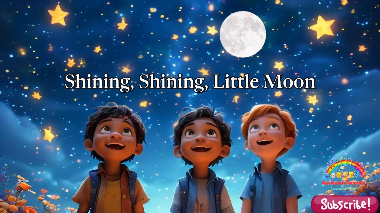 Shining, Shining, Little Moon 5 - Nursery Rhymes & Kids Songs - YouTube