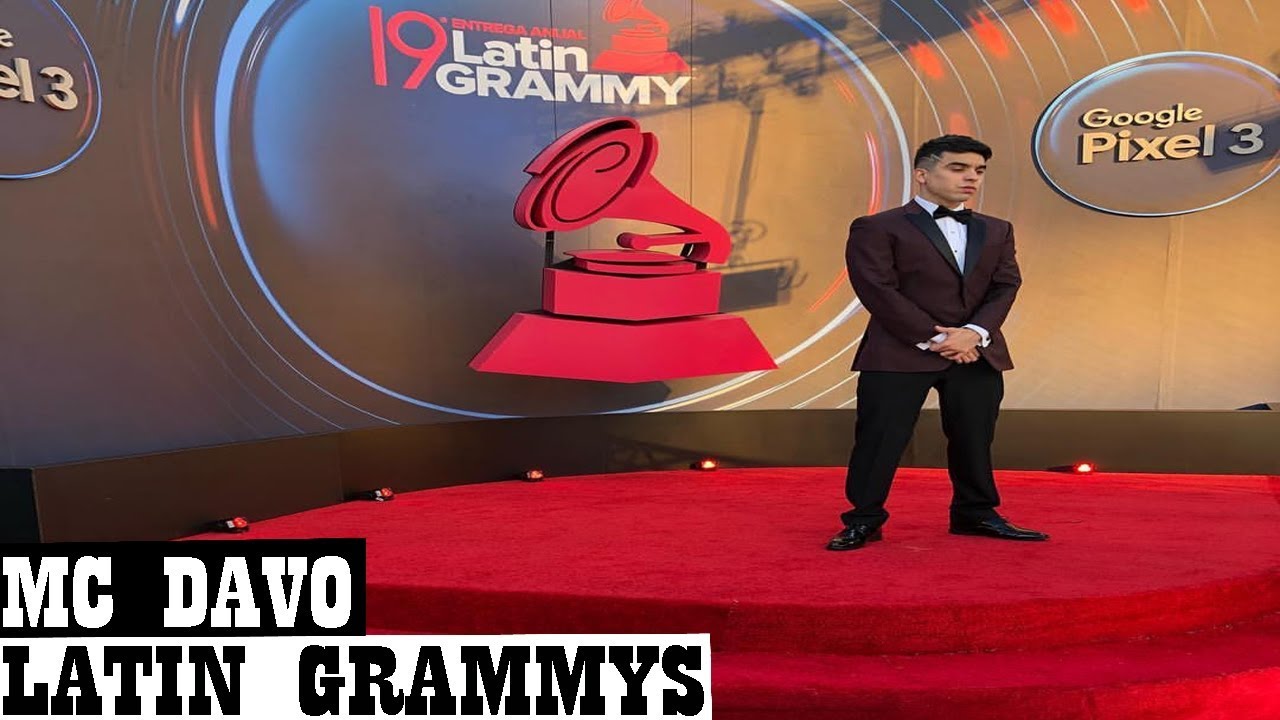 MC DAVO en los LATIN GRAMMYS 2018 - YouTube