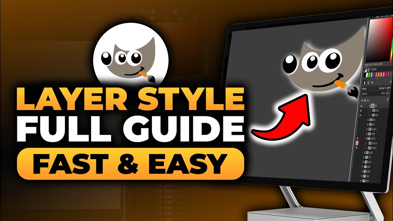 Layer Style in GIMP (BEST FULL GUIDE) | FAST & EASY | NO Yapping, To ...