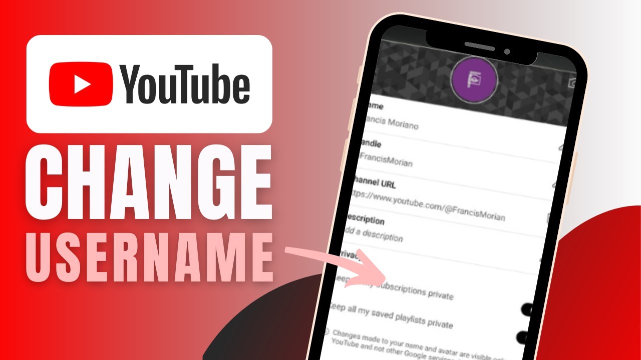How To Change YouTube Username On Mobile (Step By Step) - YouTube