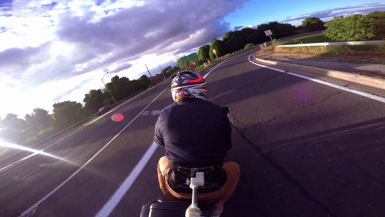 DIY 3rd Person Camera Motorcycle Test - YouTube