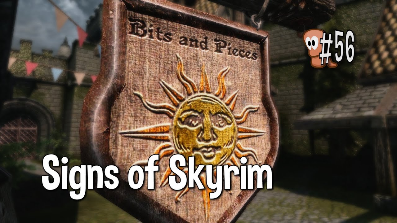 Signs of Skyrim - A texture mod - YouTube
