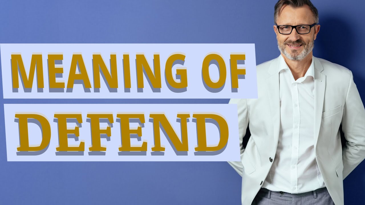 Defend | Meaning of defend 📖 📖 📖 📖 - YouTube