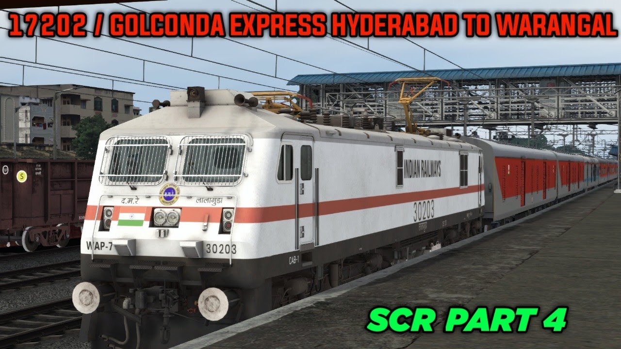 17202 / GOLCONDA EXPRESS REGULAR DUTY HYDERABAD TO WARANGAL | SCR ...