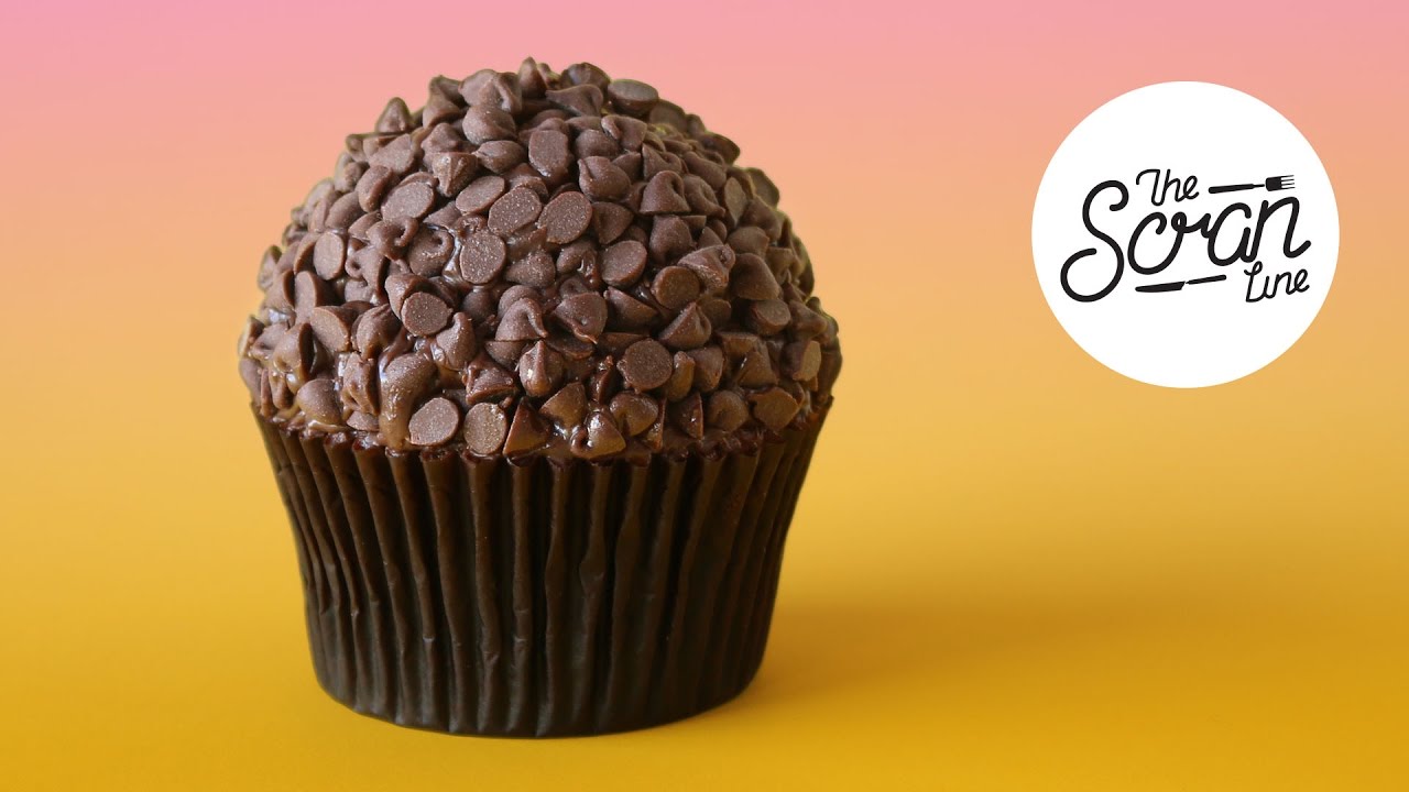 CHOC CHUNK CUPCAKES - The Scran Line - YouTube