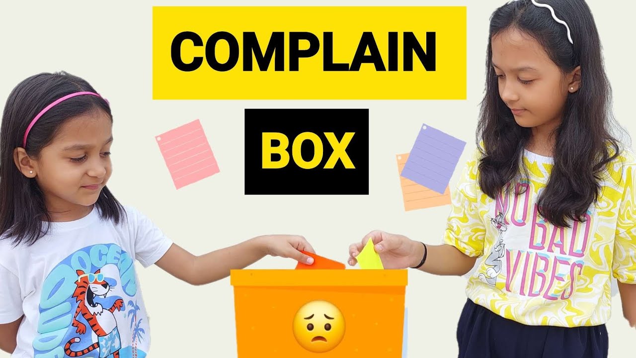 COMPLAIN BOX 📦💥 | Funny Kids Complains | Aayu and Vanu - YouTube
