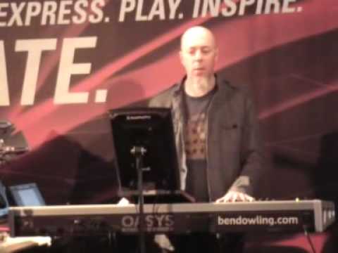 Jordan Rudess performs at the Korg Booth at Namm Show 09 - Part 1(Intro ...