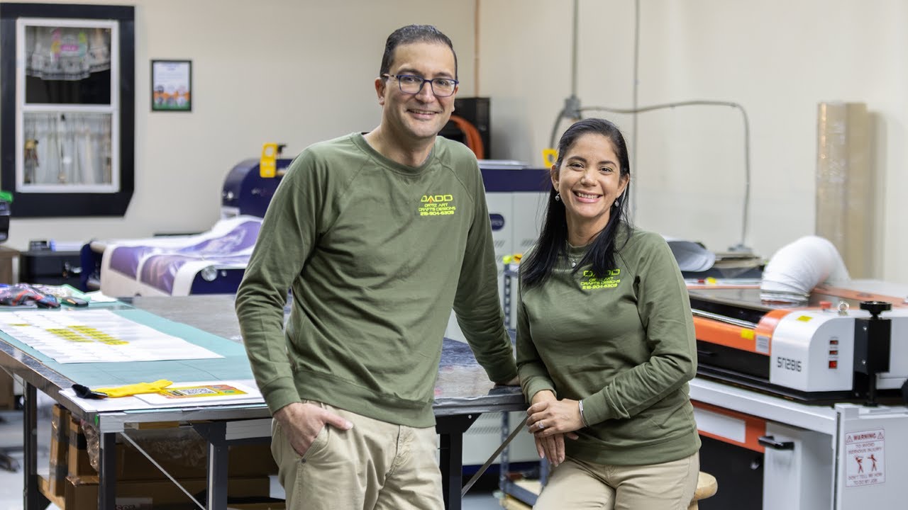 Small Business Spotlight | Ortiz Art Drafts Designs - YouTube