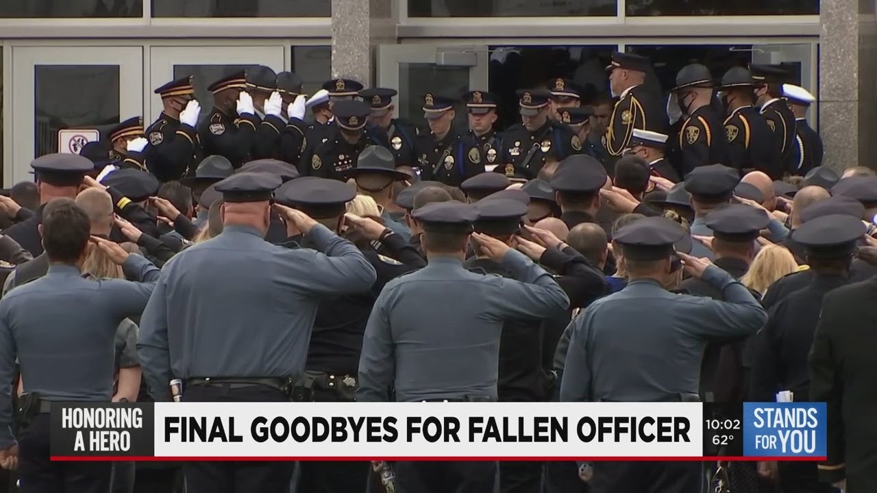 End of Watch: Funeral and procession honor officer Blaize Madrid-Evans ...