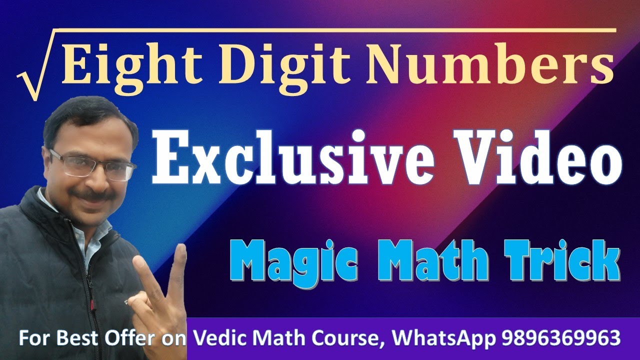 Square Root Of 8 DIGIT NUMBERS II Exclusive Trick To Crack MCQs square-root-of-8-digit-numbers-ii-exclusive-trick-to-crack-mcqs