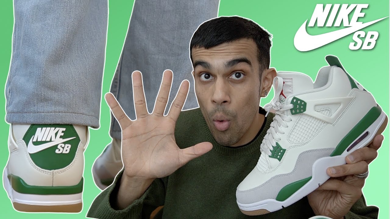 5 REASONS WHY THIS IS THE BEST JORDAN 4 EVER - Jordan 4 SB Pine Green ...