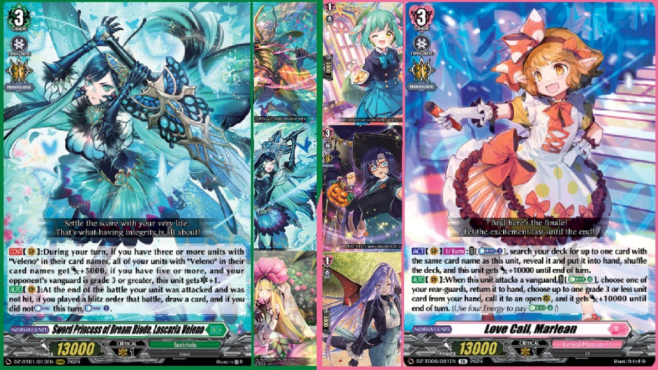 [Lyrical Monasterio] Marlean vs [Stoichea] Veleno (Cardfight Vanguard ...