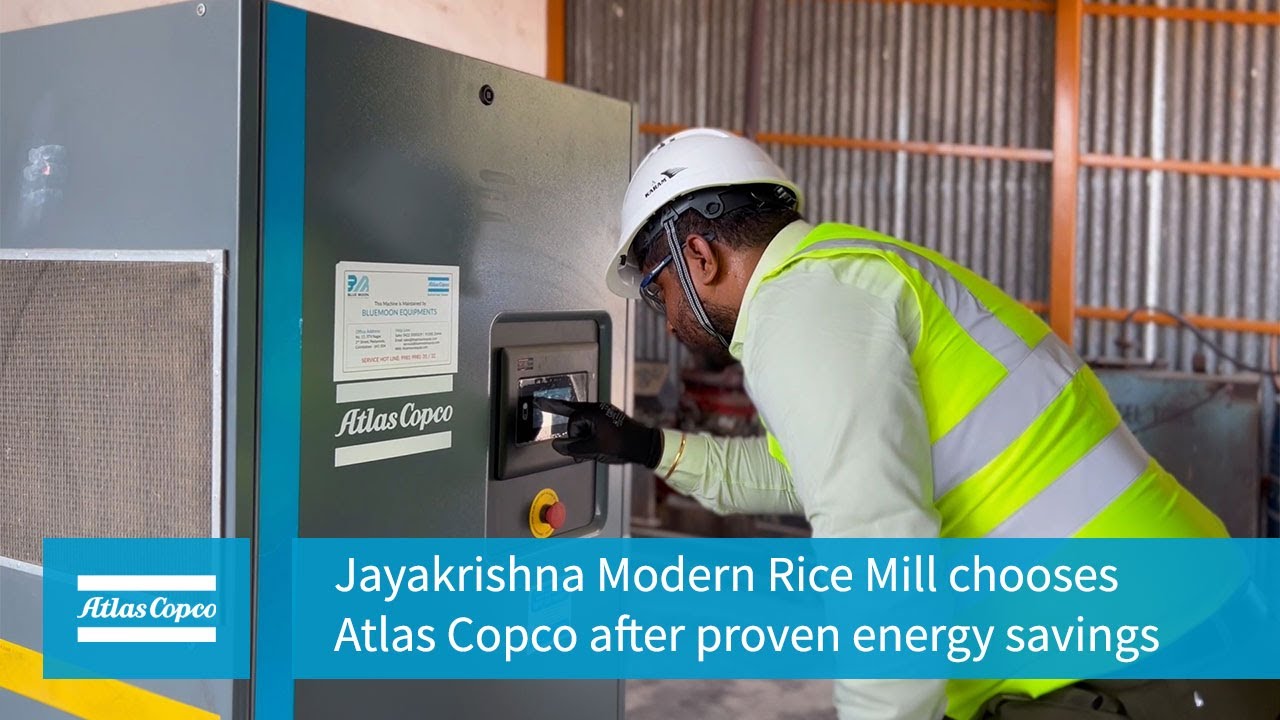 Jayakrishna Modern Rice Mill chooses Atlas Copco after proven energy ...