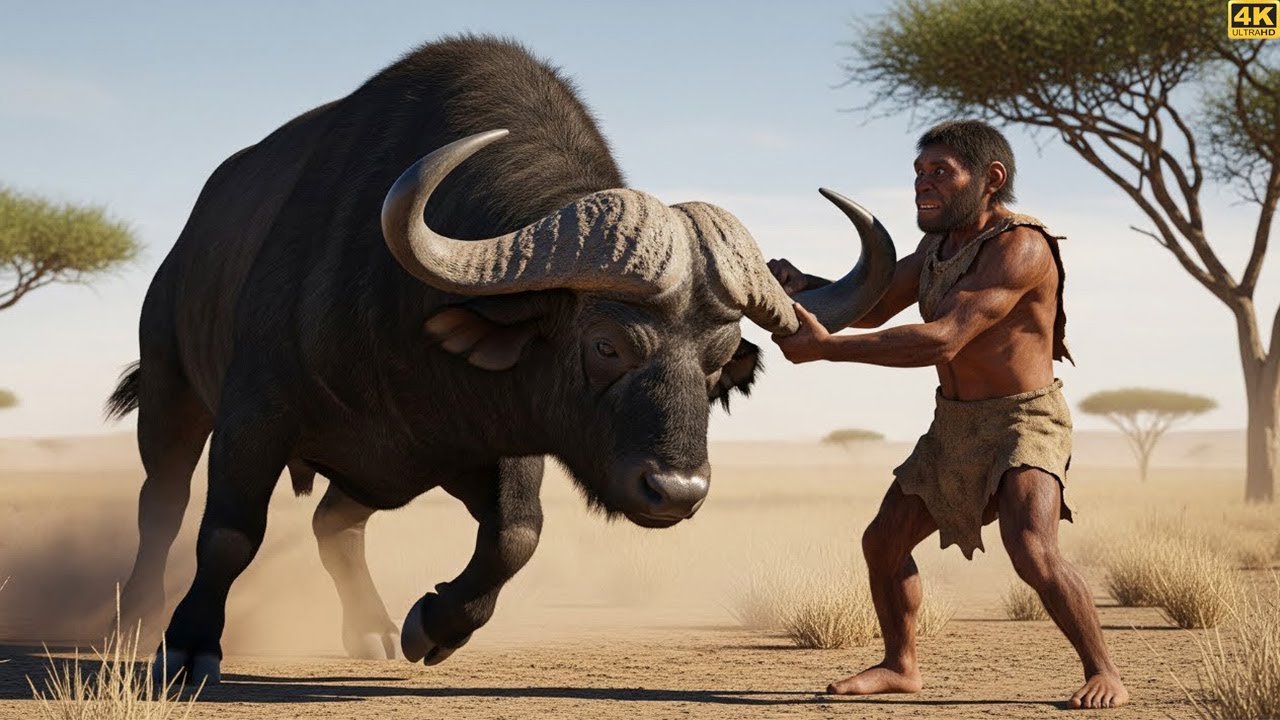 Life Million Years Ago - When The Lions Took Revenge on the First Humans | Human Evolution - YouTube