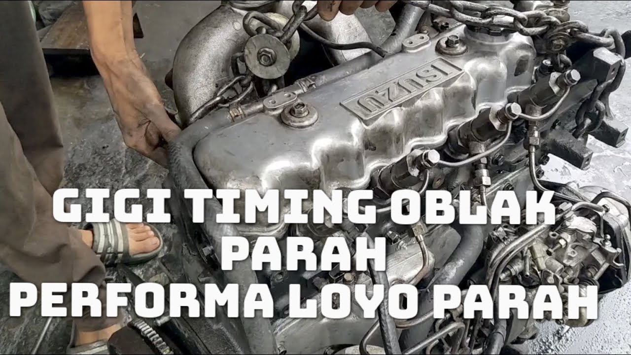Akhirnya mesin panther 2.3, asap tebal tenaga ngempos gegara gigi ...
