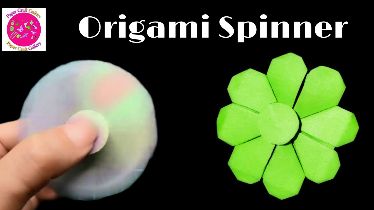 How to make a Fidget Spinner | Awesome Origami Spinner - YouTube