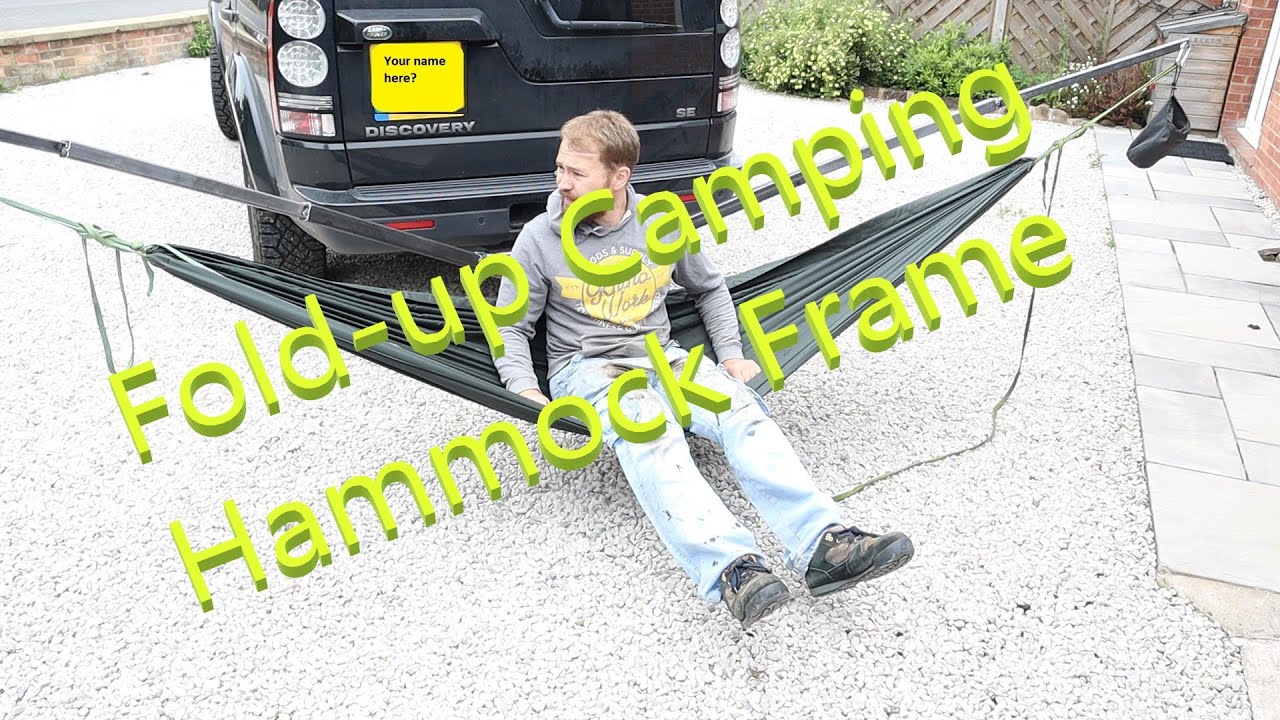 Collapsible Camping Hammock Frame for Land Rover Discovery - YouTube