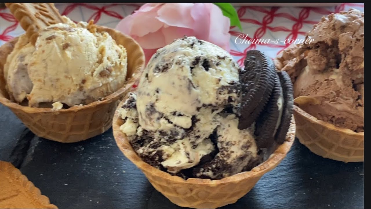 Glace maison facile et avec seulement 2 ingrédients 🍨 - YouTube