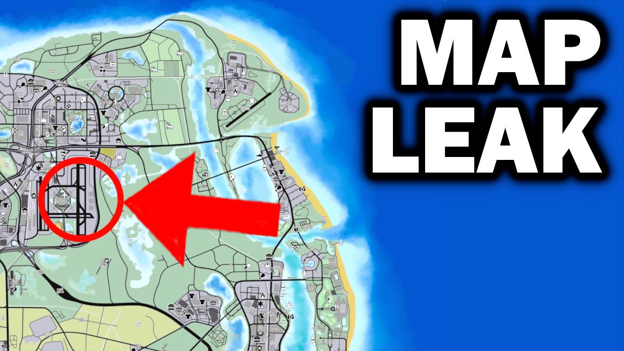 GTA6 Map Leaked Locations (New Map) - YouTube
