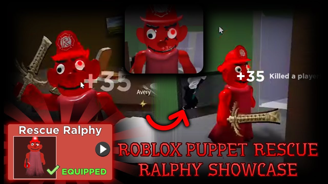 Roblox Puppet | RESCUE RALPHY SHOWCASE! [Survivor Pass] - YouTube