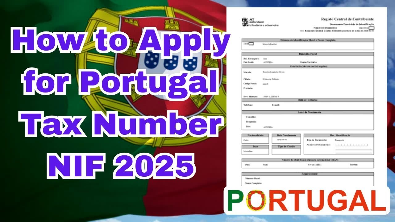 How to Apply for Portugal Tax Number NIF 2025 - YouTube