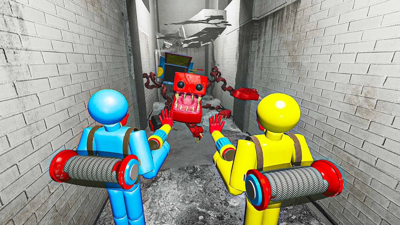 Can 2 Players STOP Boxy Boo NOW (Poppy Playtime Chapter 2) - YouTube