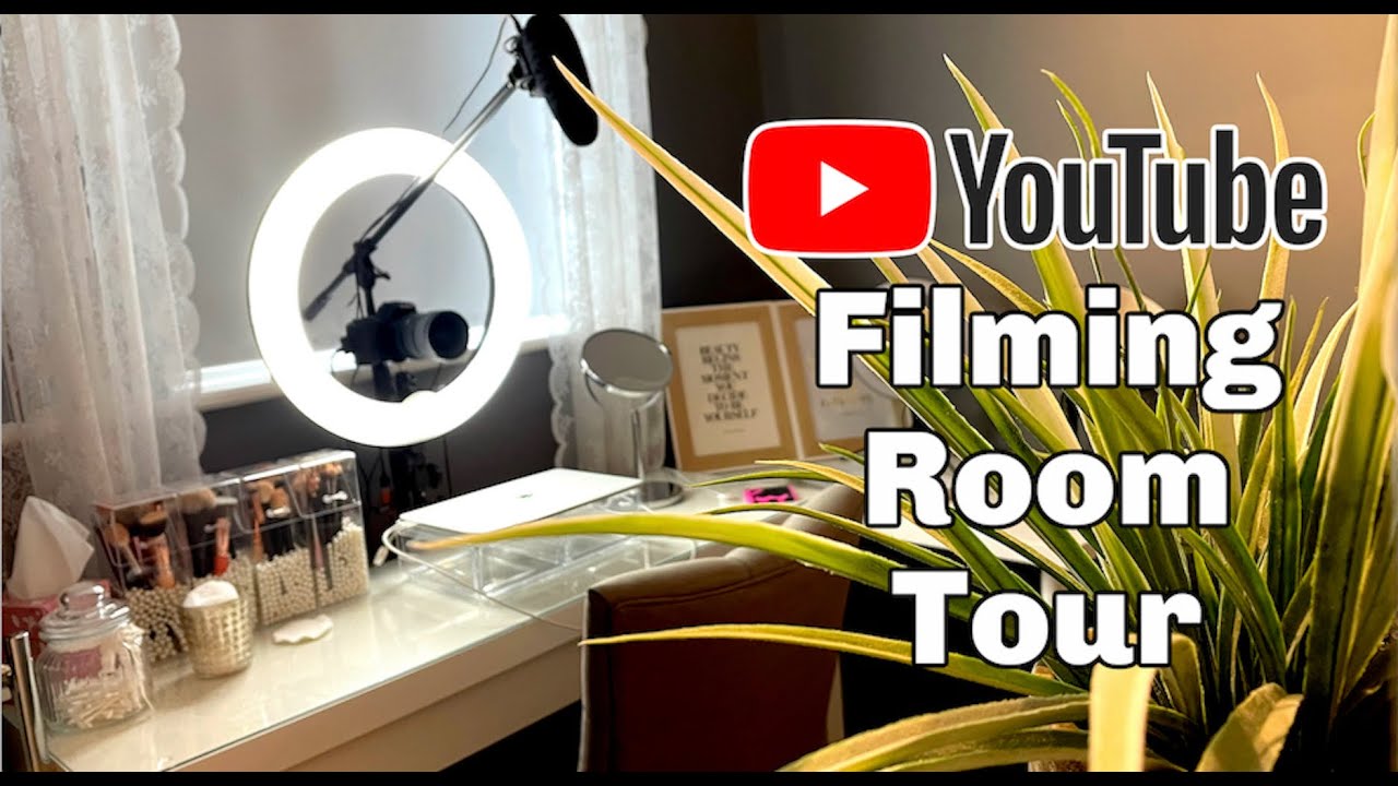 NEW FILMING ROOM TOUR | EVERYTHING I USE FOR YOUTUBE - YouTube