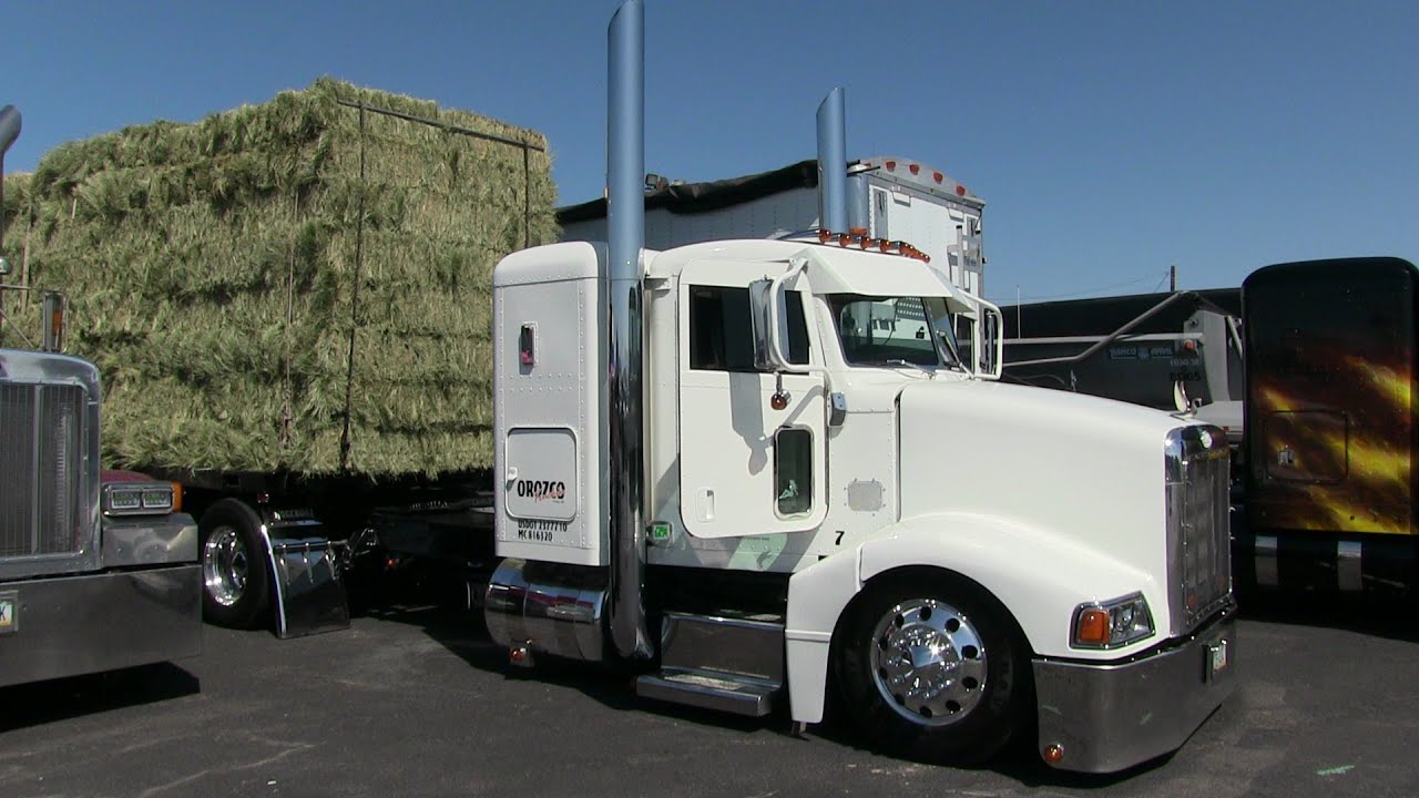 Orozco Trucking's 2005 Peterbilt 385 With Rare Utility Step-Deck Hay ...