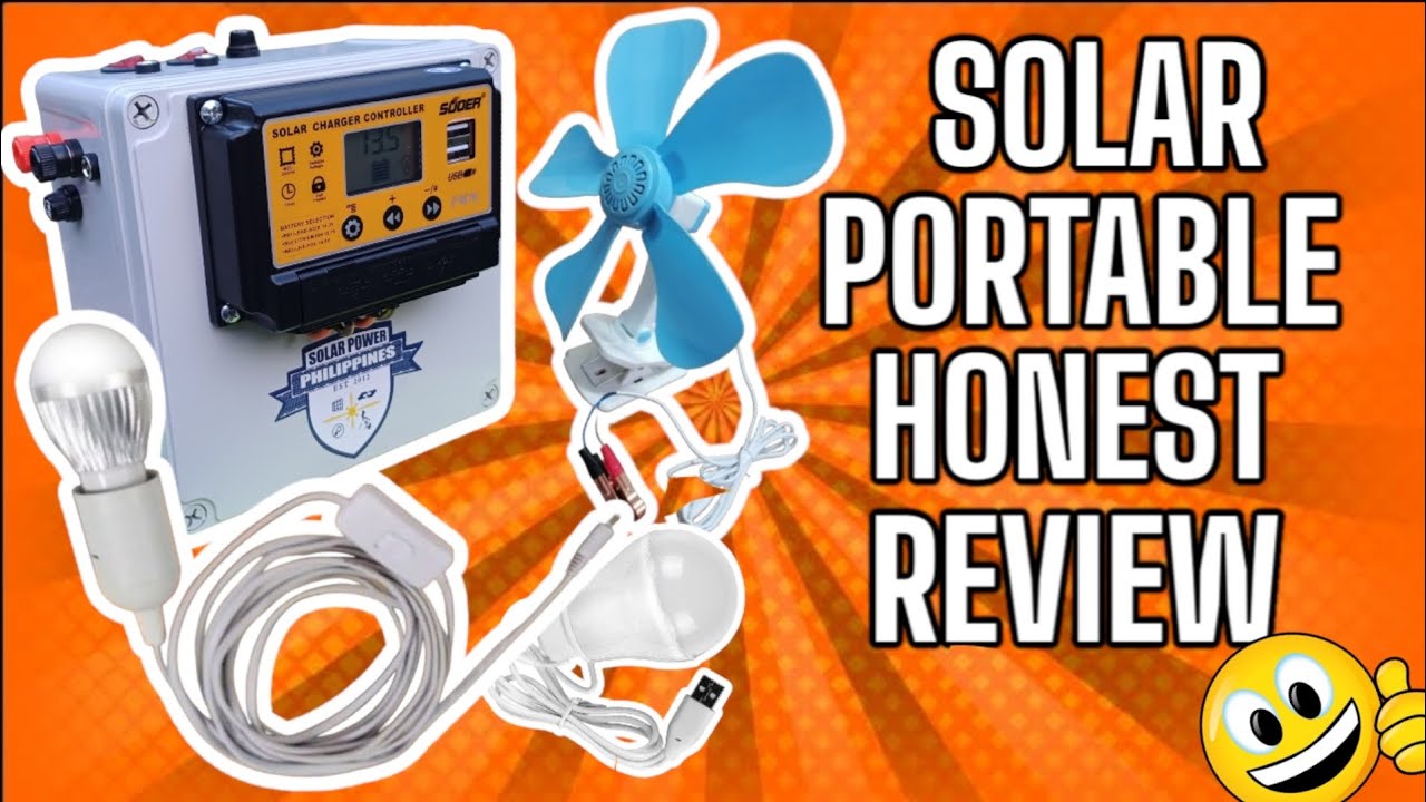 Mini Portable Solar na ginawa ko | Review - YouTube