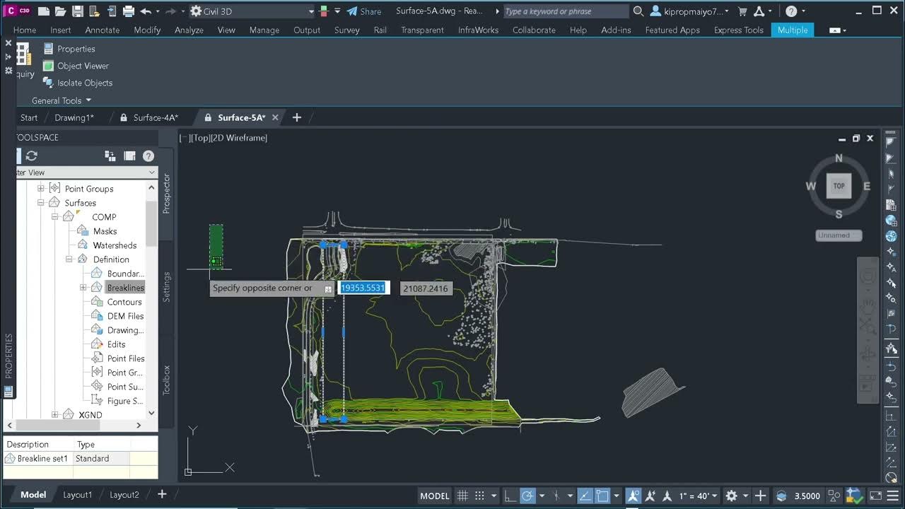 ASUNTA NDUKU - MEM30031- Generating Surface Volume Information Cut and fill conditions IN CIVIL ...