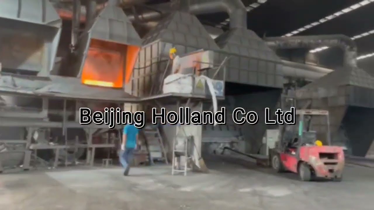 Aluminum ingot casting line from scrap--BJHolland - YouTube