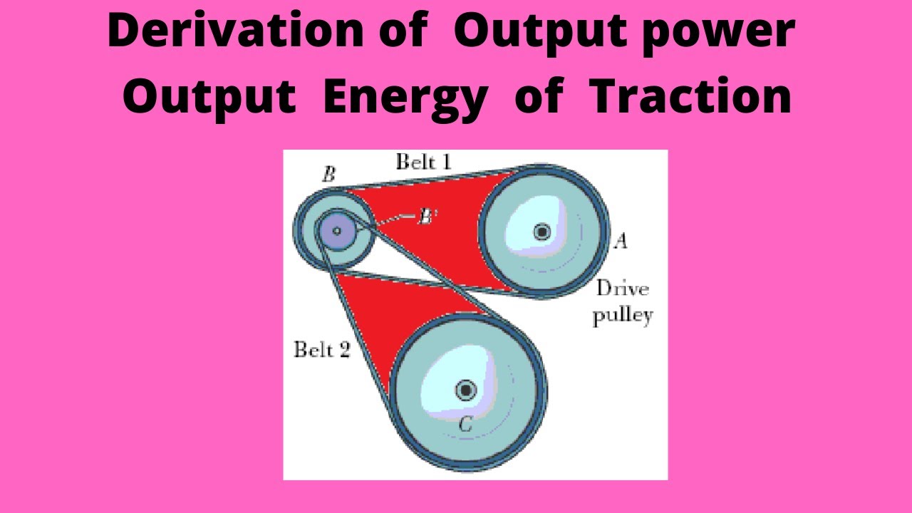 Derivation of power output and Energy output at driving Axle - YouTube