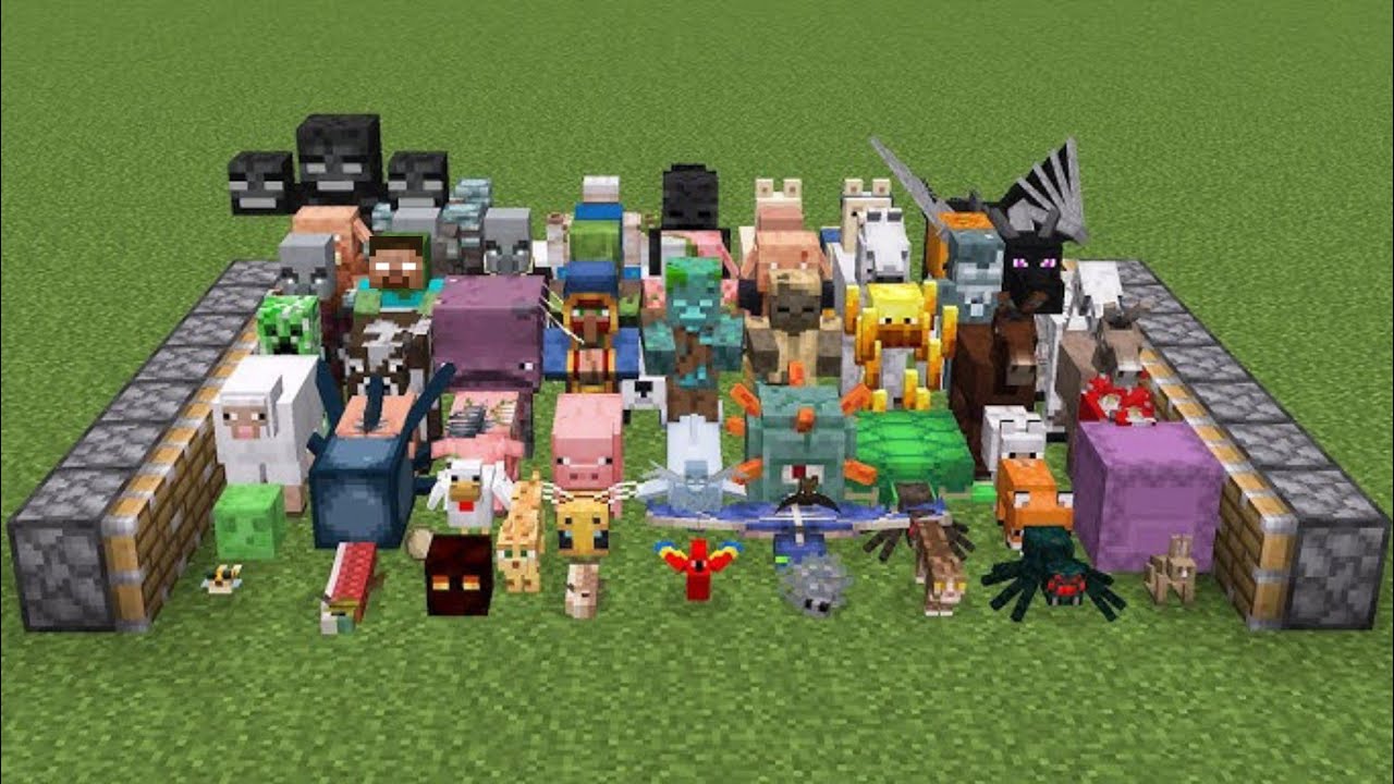 New method to combine all mobs in minecraft || can I combine all mobs ...