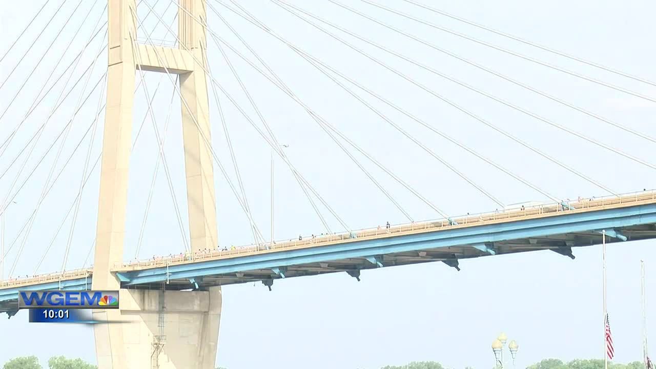 Bridge the Gap returns to the normal route on Quincy's bridges - YouTube