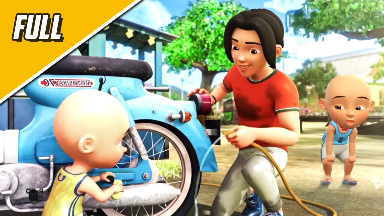Full Upin & Ipin Episode Baru - Bersihkan Motor Kapcai Atok | Terbaru ...