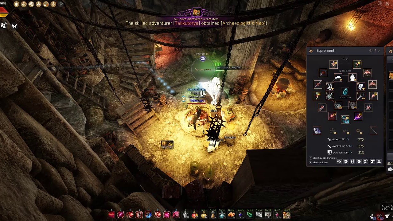 Black Desert Online - Combining My Archaeologist's Map - YouTube